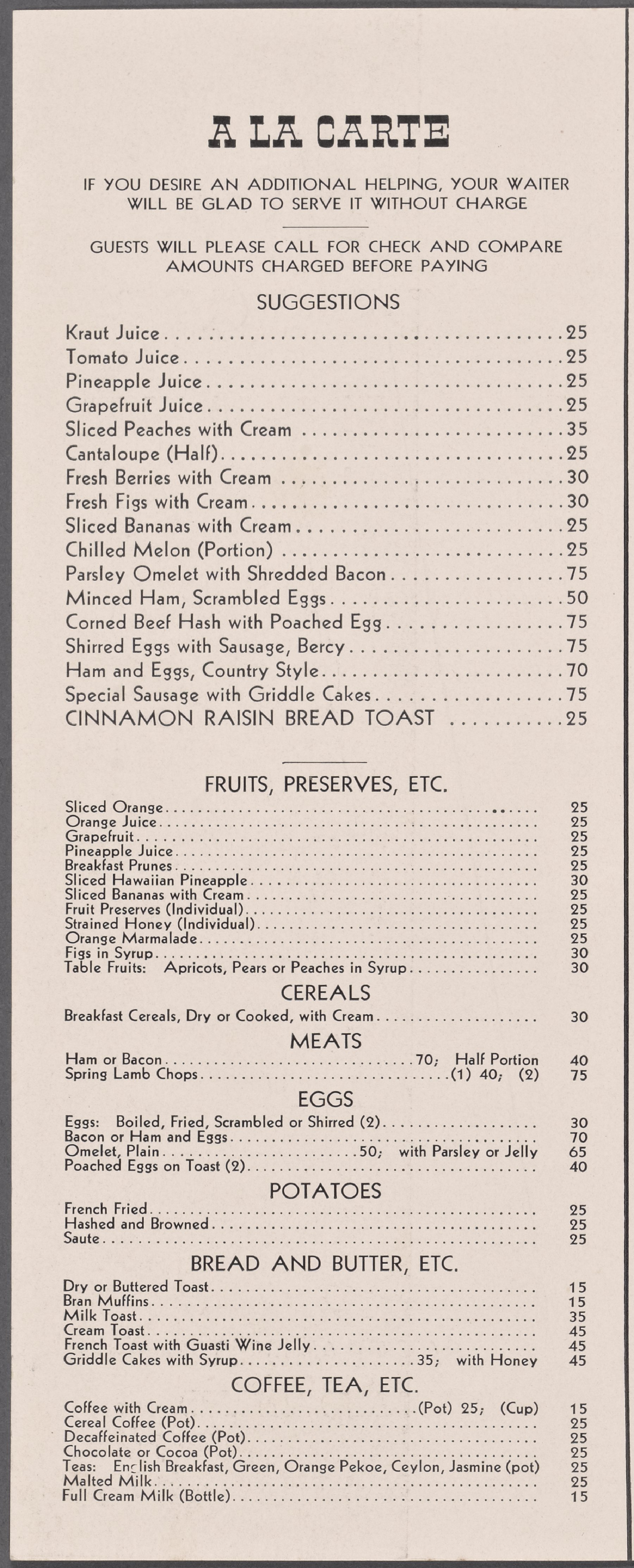 Breakfast, Brunch, & Milk Toast – digital Humanities studio