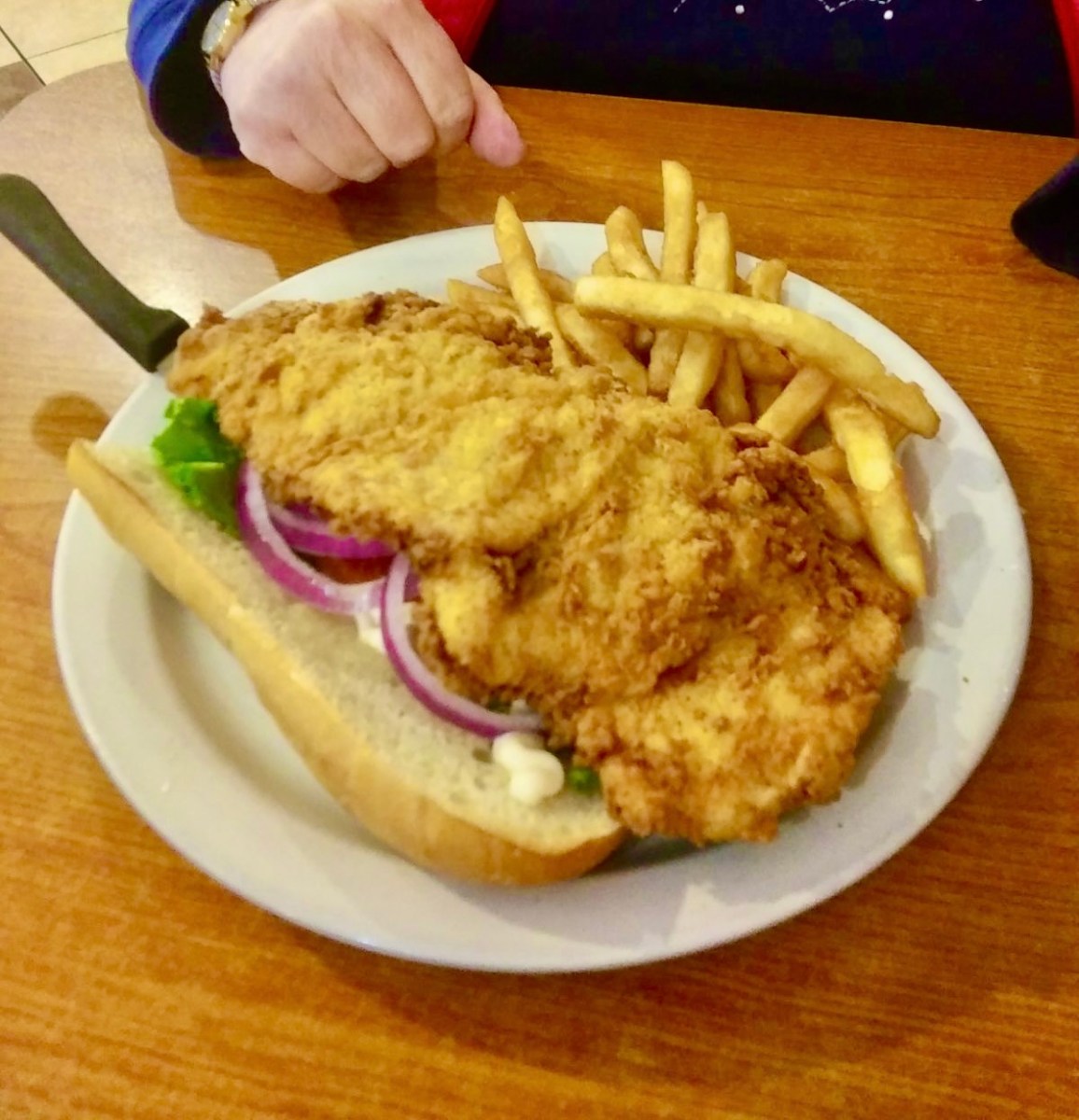 Hoosier Pork Tenderloin Sandwich – digital Humanities studio